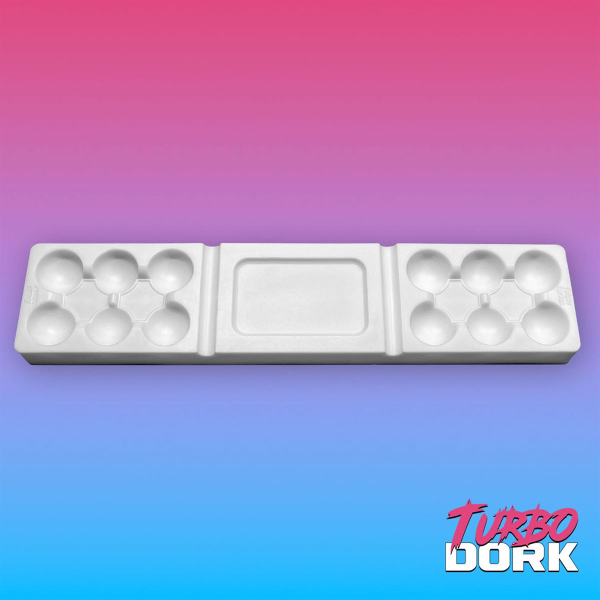 Turbo Dork: Large White Non-Stick Silicone Dry Palette – X Planet Games